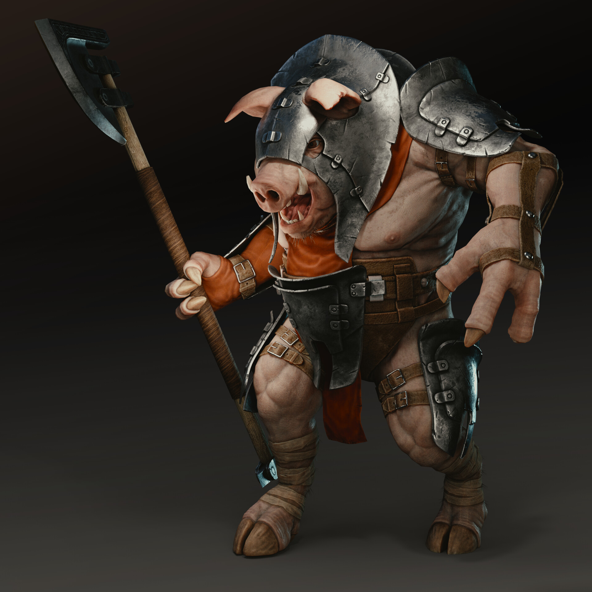 ArtStation - PigMan Warrior