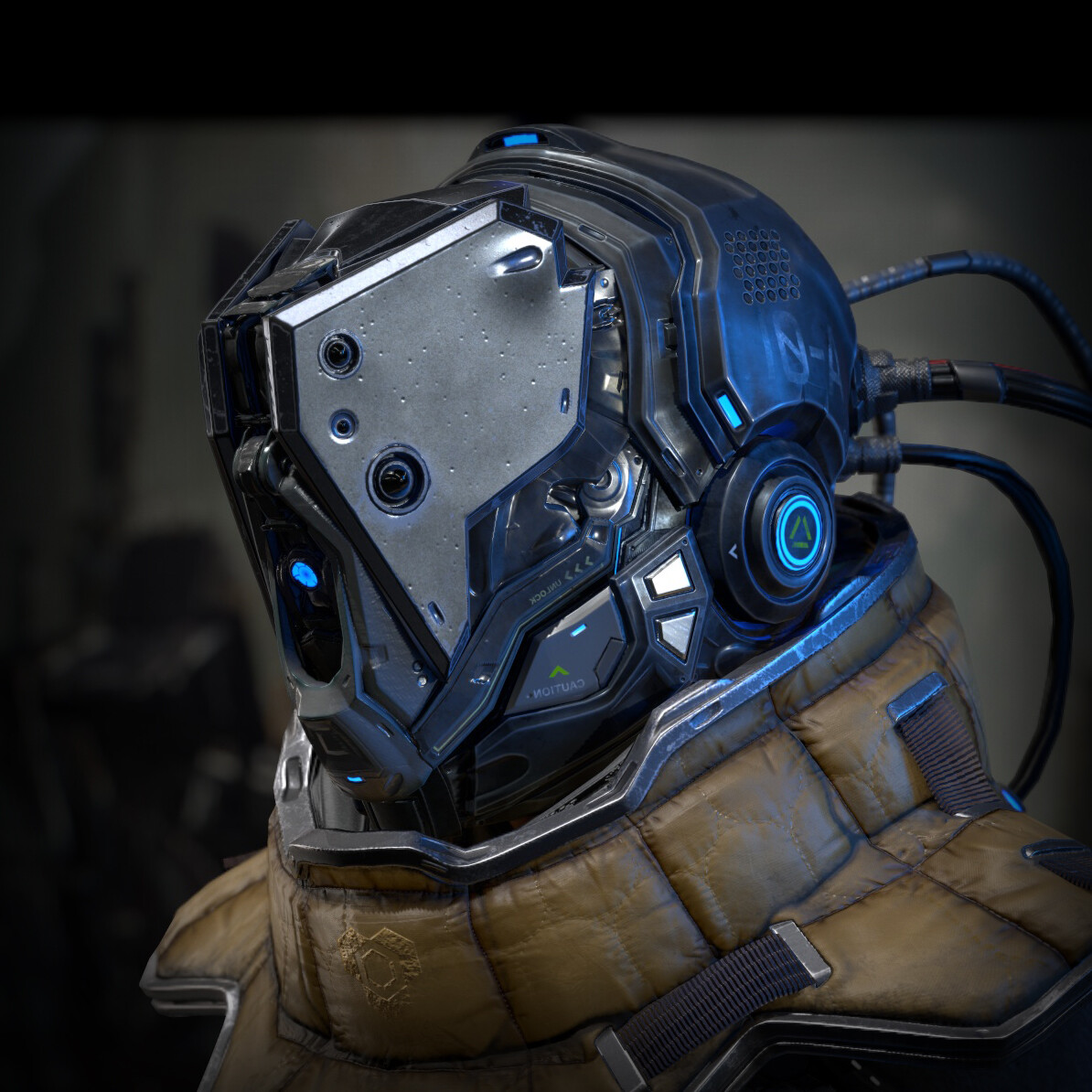 ArtStation - "Leader"- Sci-Fi character