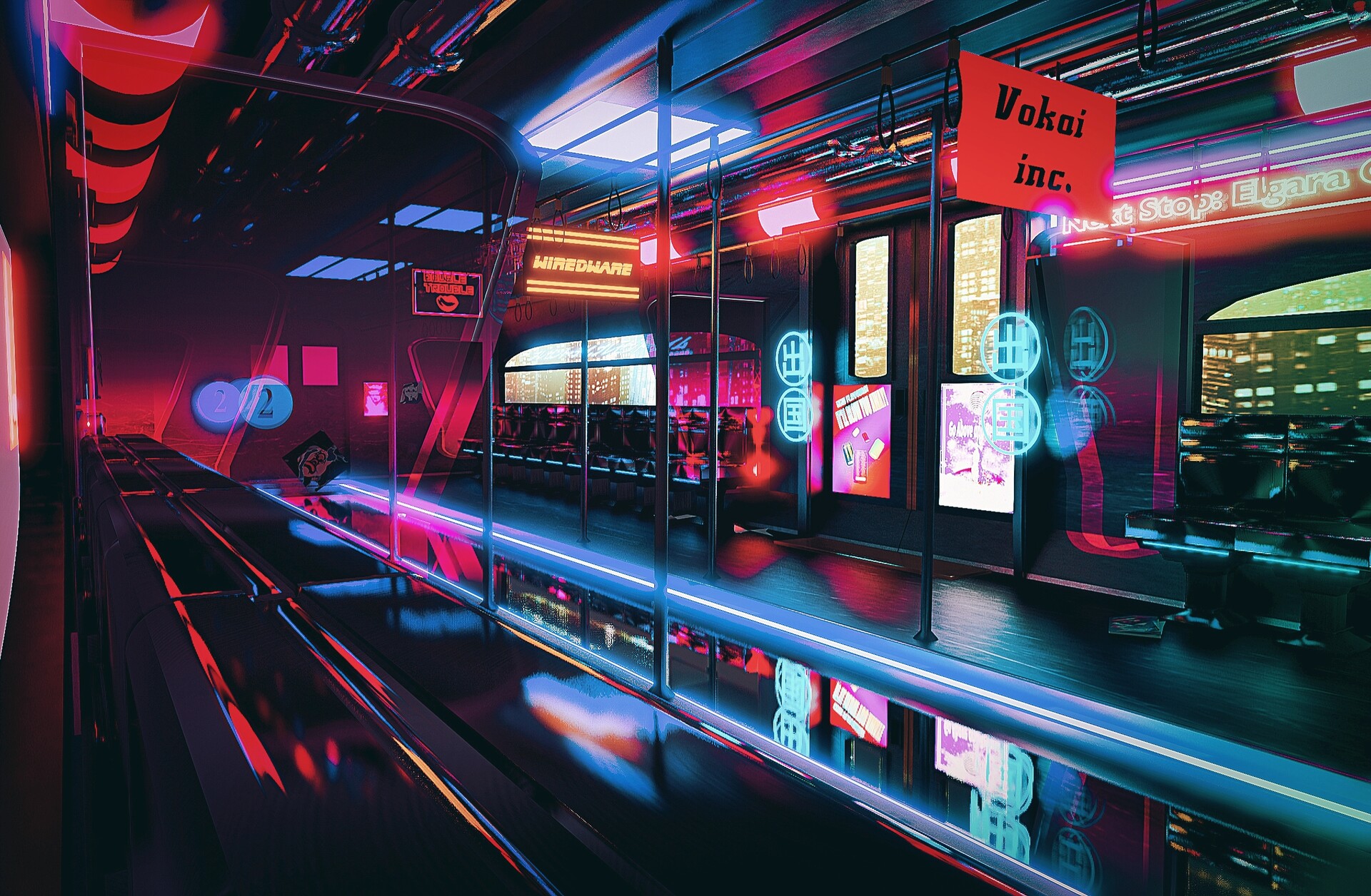 ArtStation - Cyberpunk Train