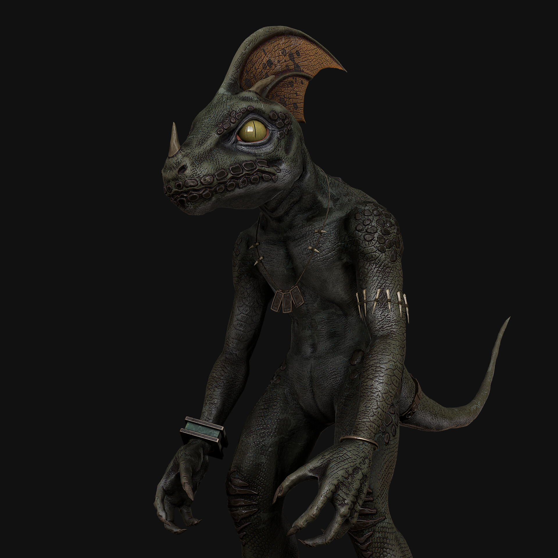 ArtStation - SKINK LIZARD