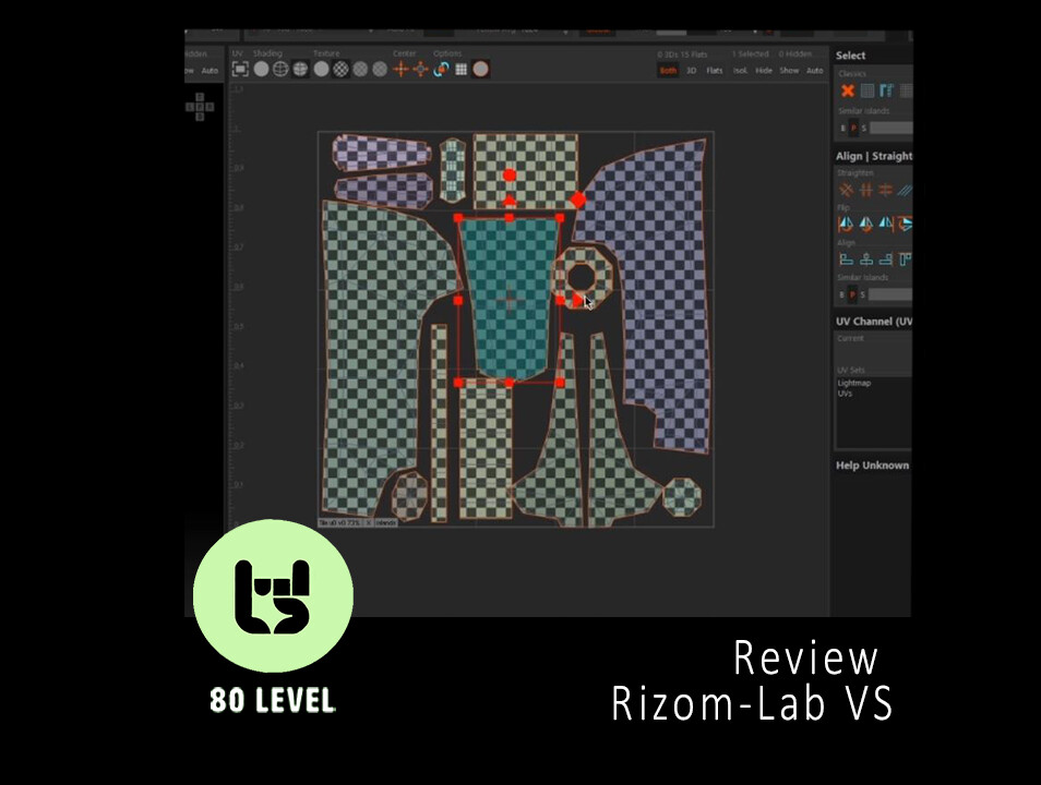 ArtStation - 80 LVL Article | Rizom-Lab UV software review