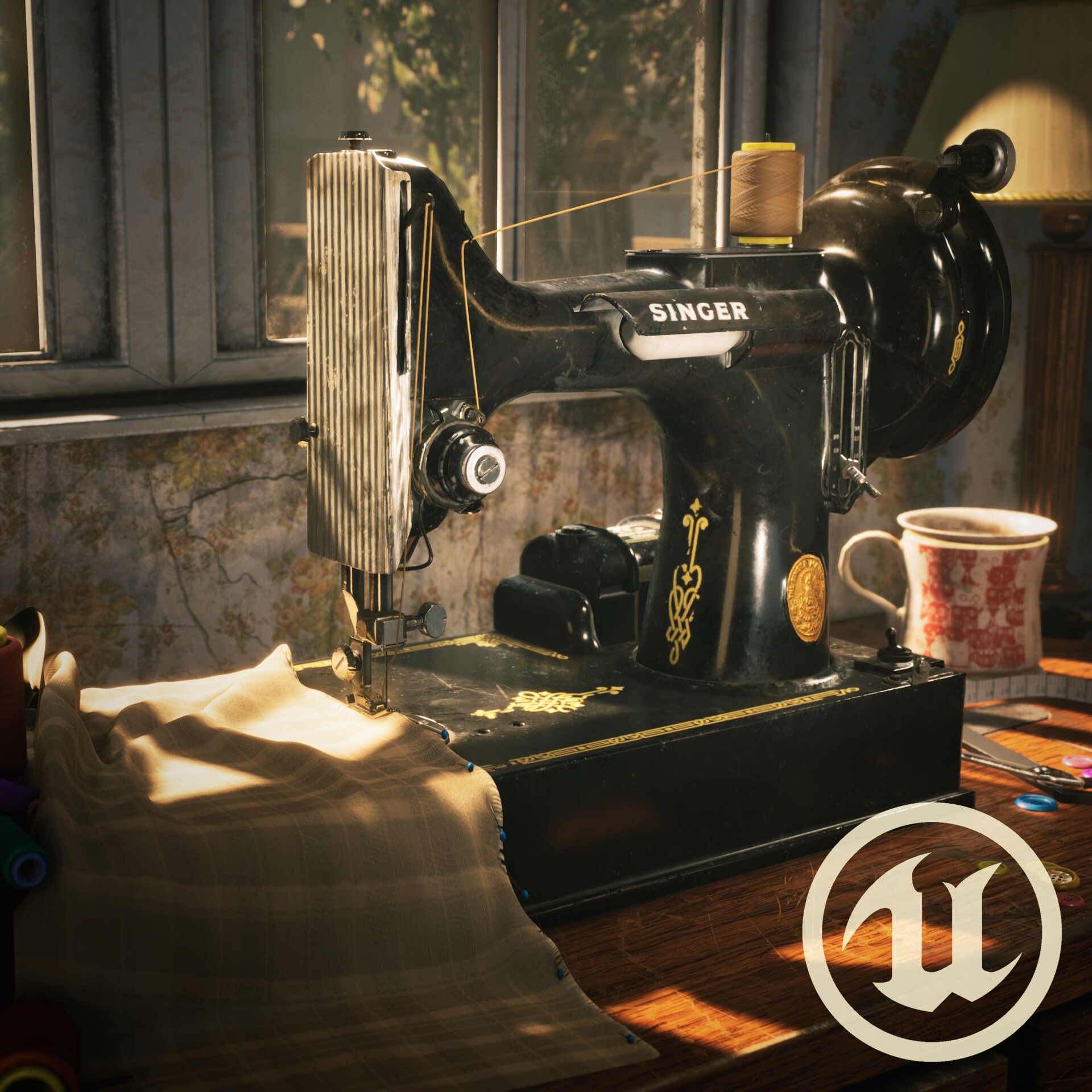 ArtStation - Singer Sewing Machine