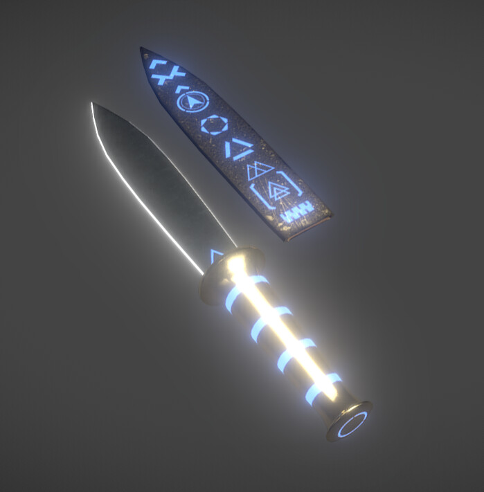 ArtStation - Egyptian Alien Knife