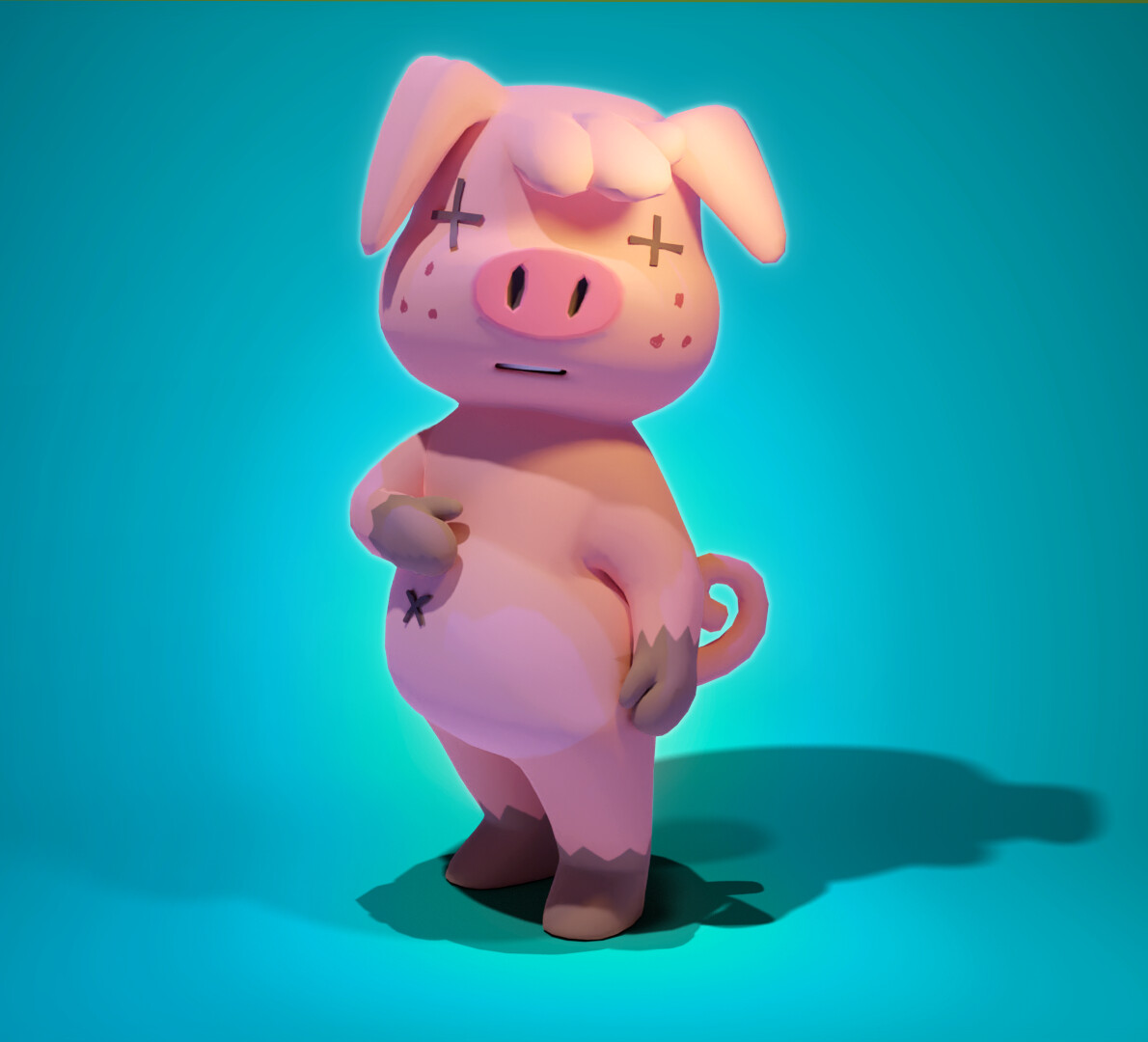 ArtStation - Jerry - Just Your Friendly Neighbourhood Pig