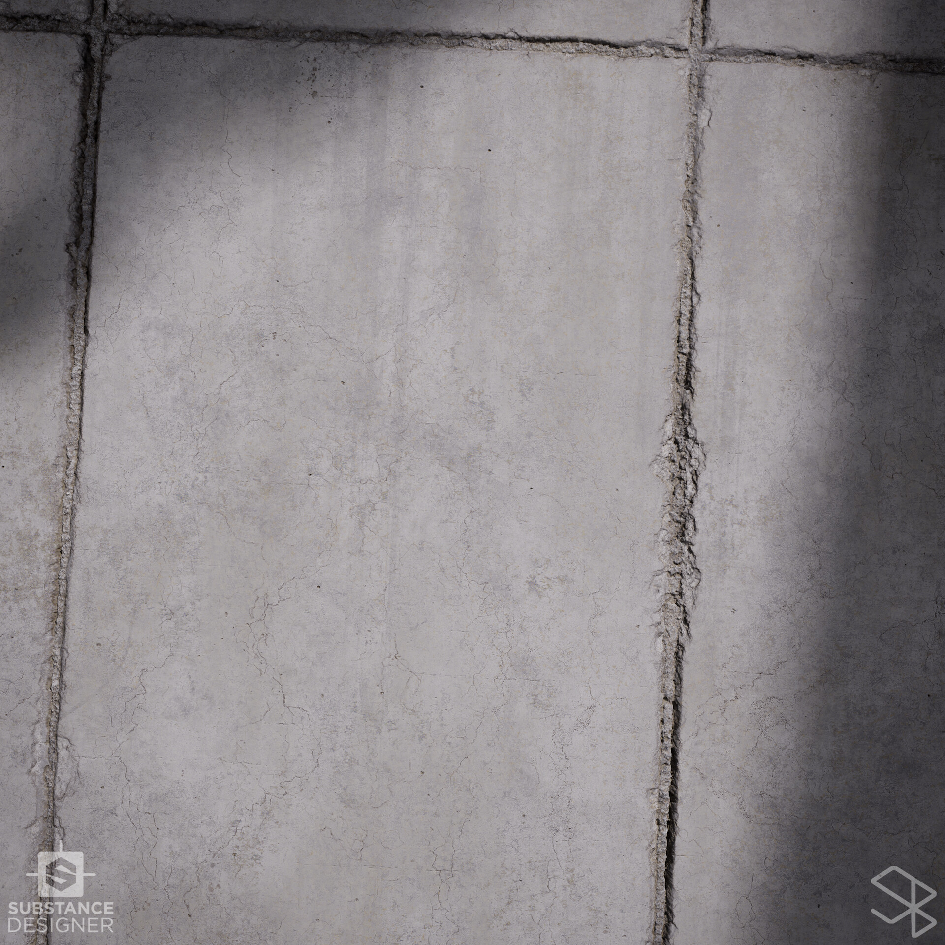 ArtStation - Concrete Study 02 - Substance Designer