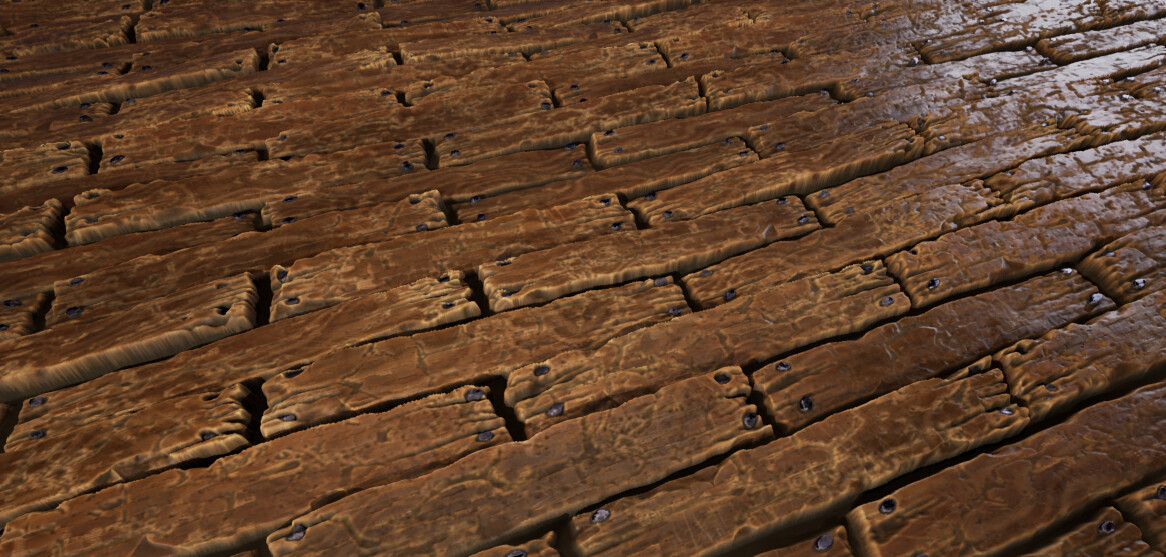ArtStation - Stylized Wood Planks