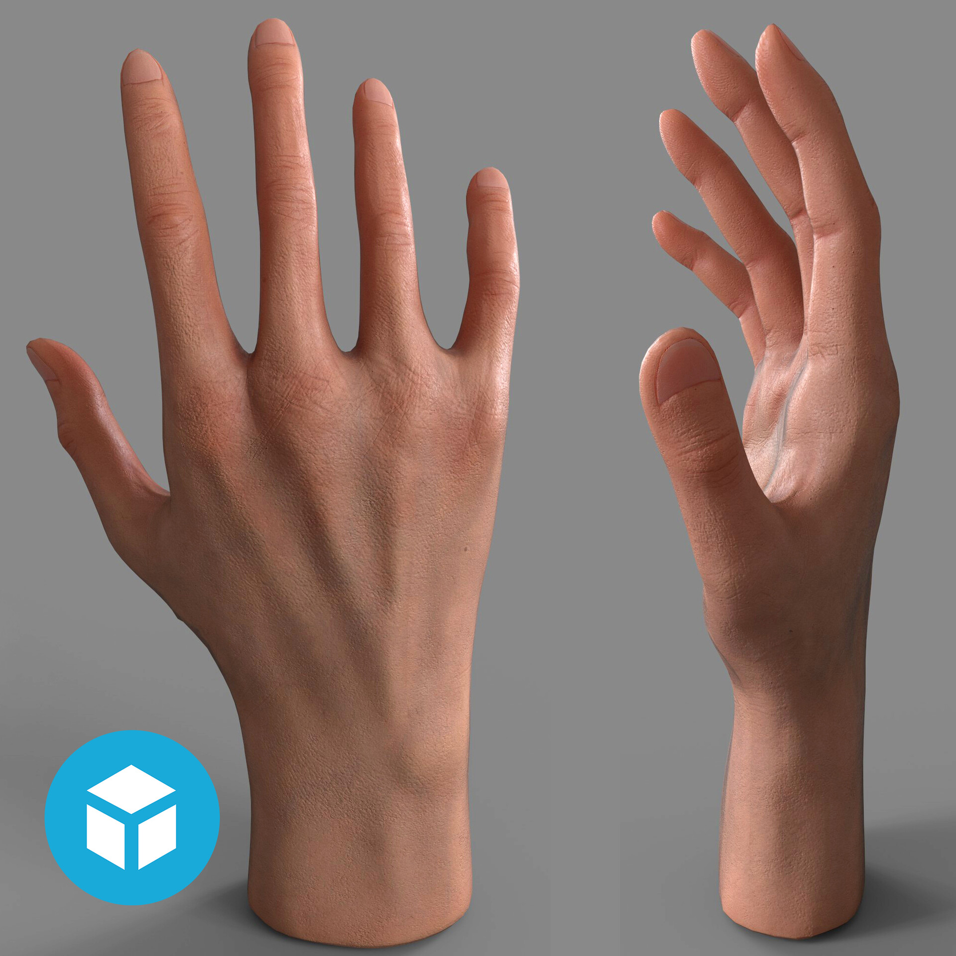 ArtStation - Hand texturing