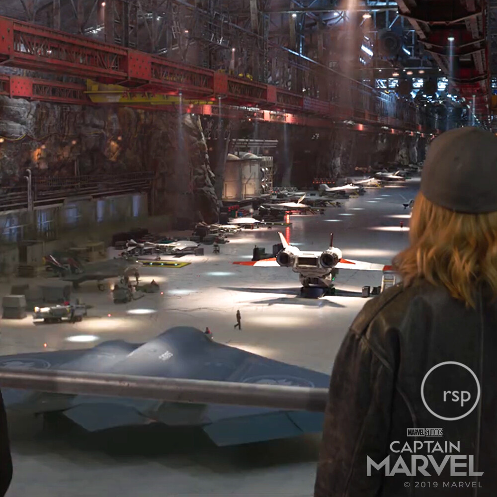 ArtStation - Captain Marvel: Hanger (Look Development)