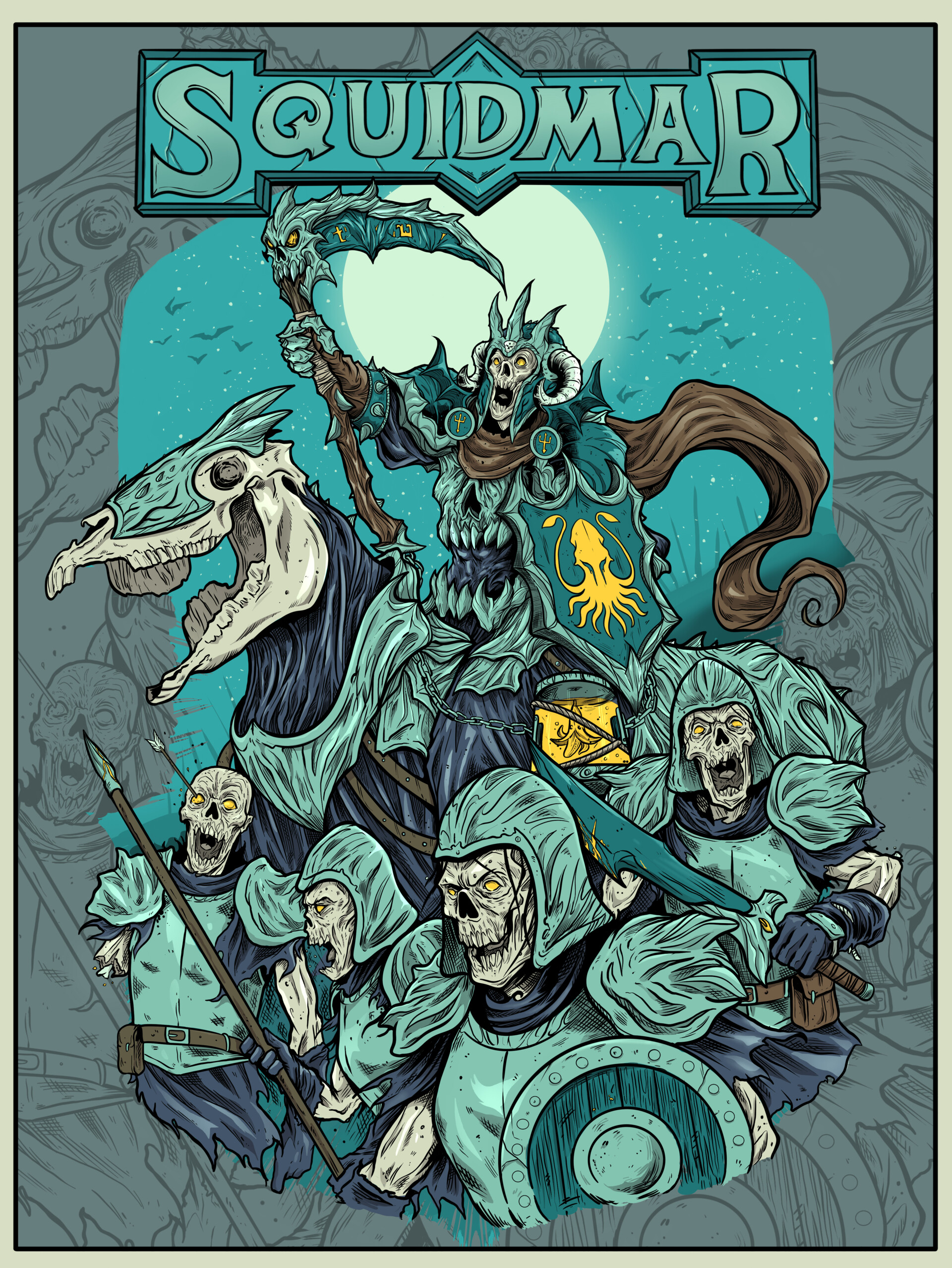 ArtStation - Squidmar t-shirt design