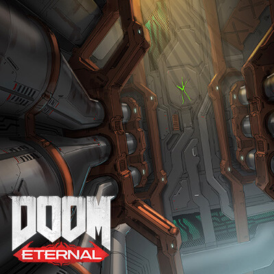 ArtStation - DOOM Eternal - Mars Core Interiors