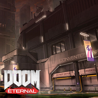 ArtStation - DOOM Eternal - Arc Facility Streets
