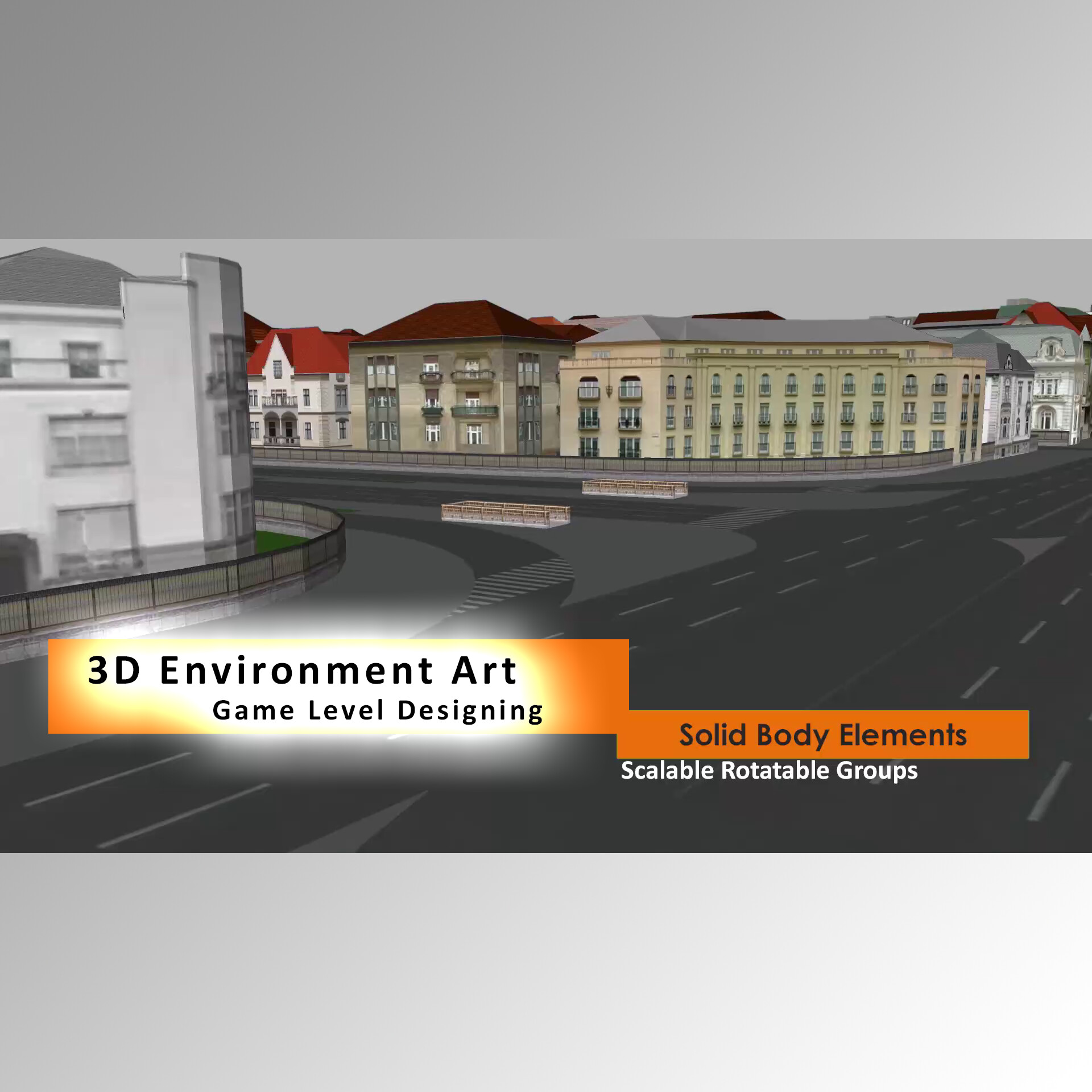 ArtStation - 3D City - Game Design [Animation]