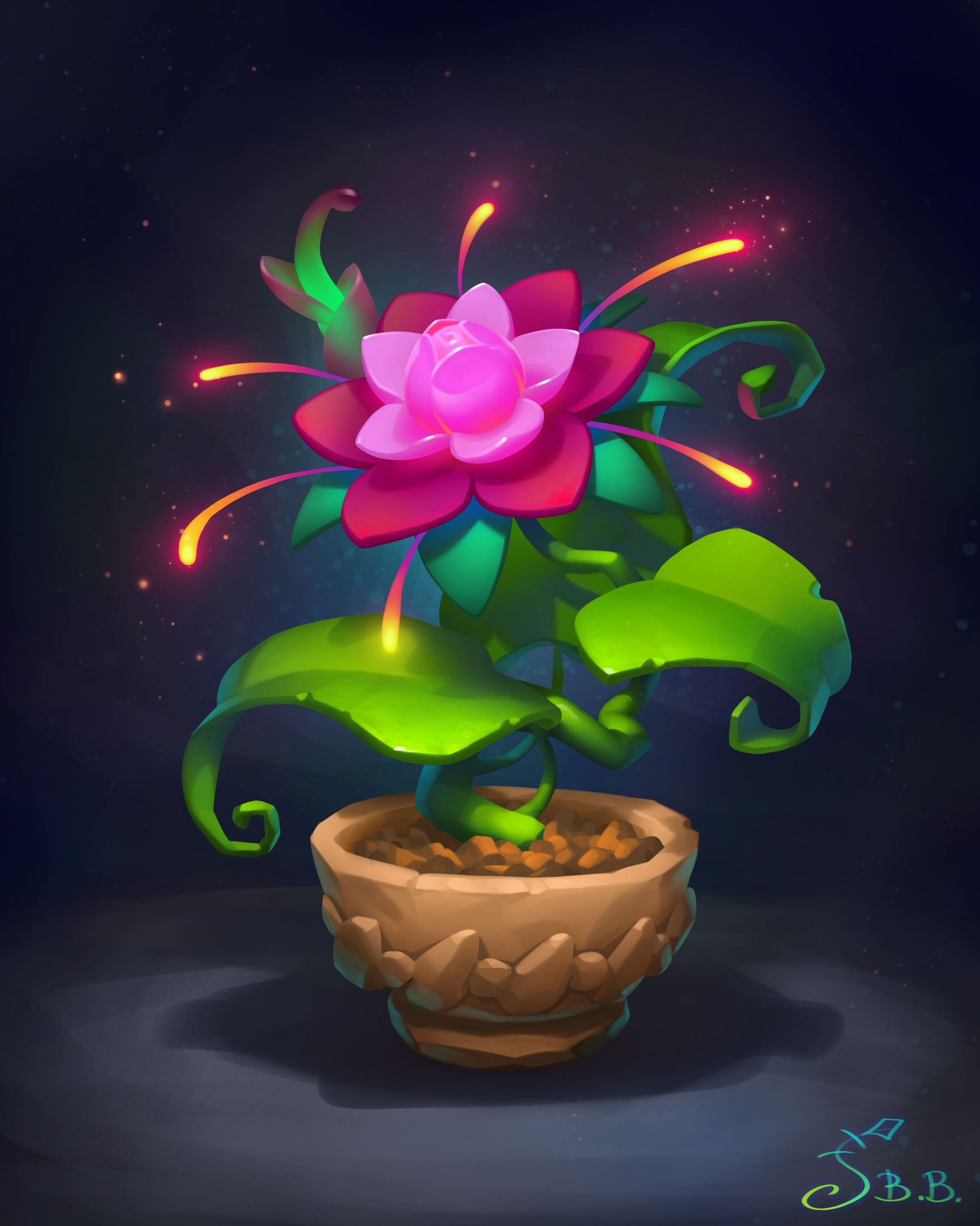 ArtStation - Magic flower
