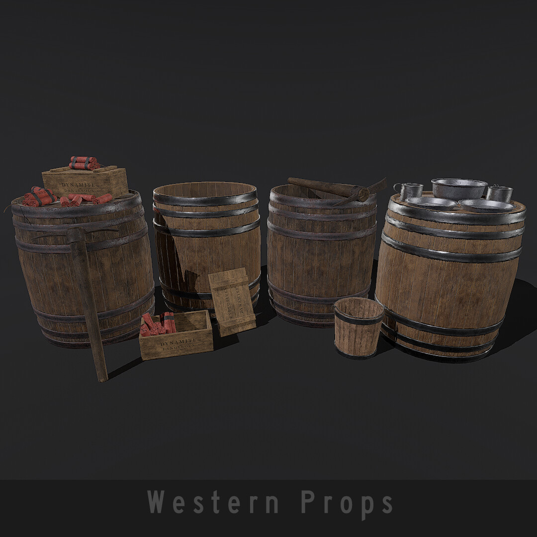 ArtStation - Western Props