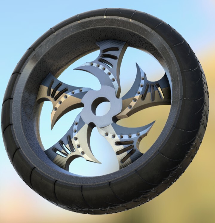 ArtStation - Custom Bike Wheel