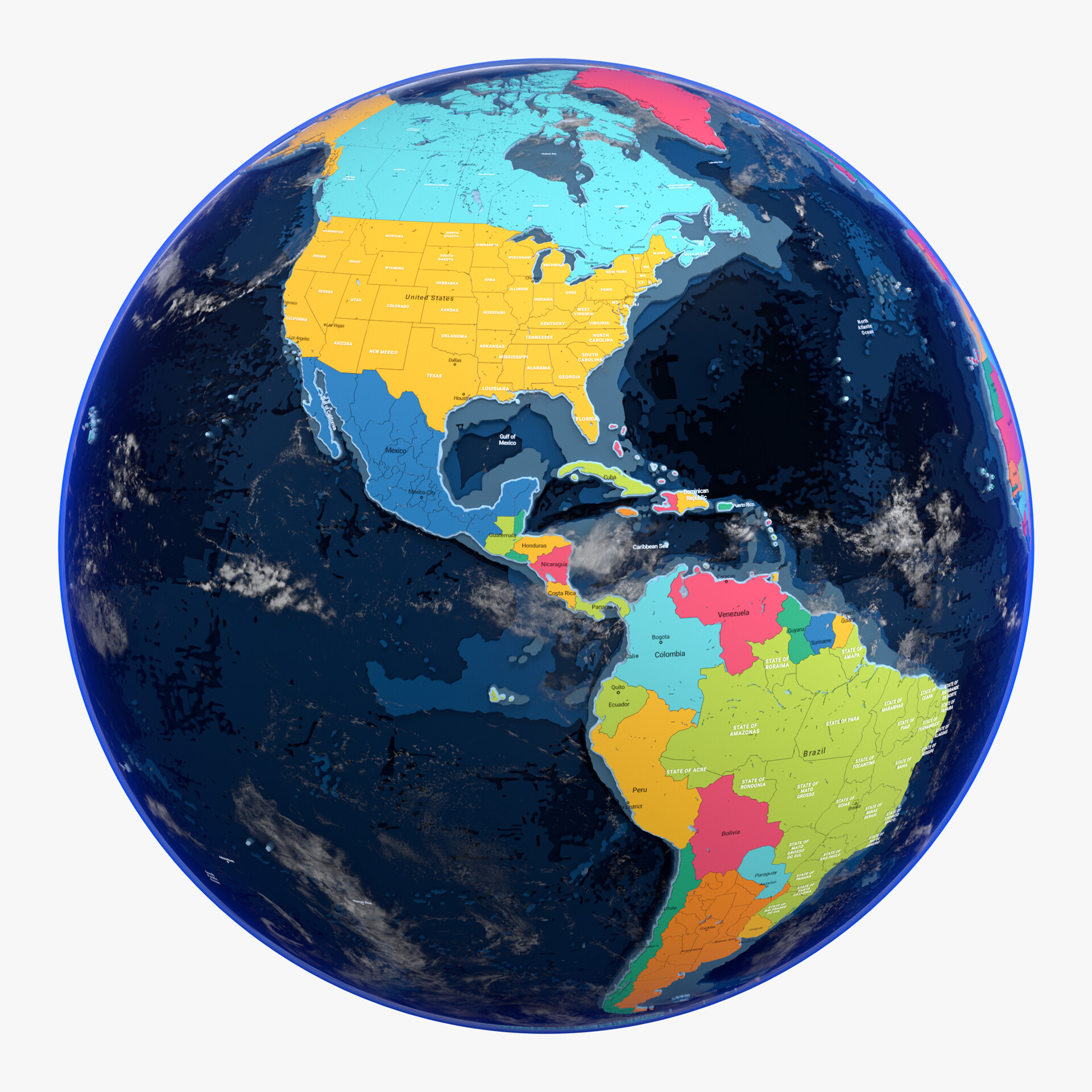 ArtStation - Earth Globe