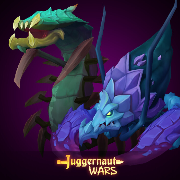 ArtStation - Creatures. Rigs and Animations. Juggernaut wars