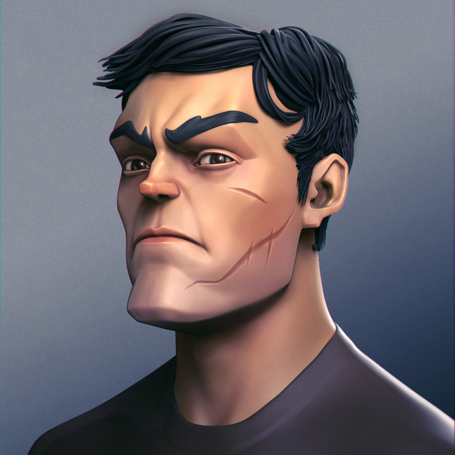 ArtStation - stylized portrait
