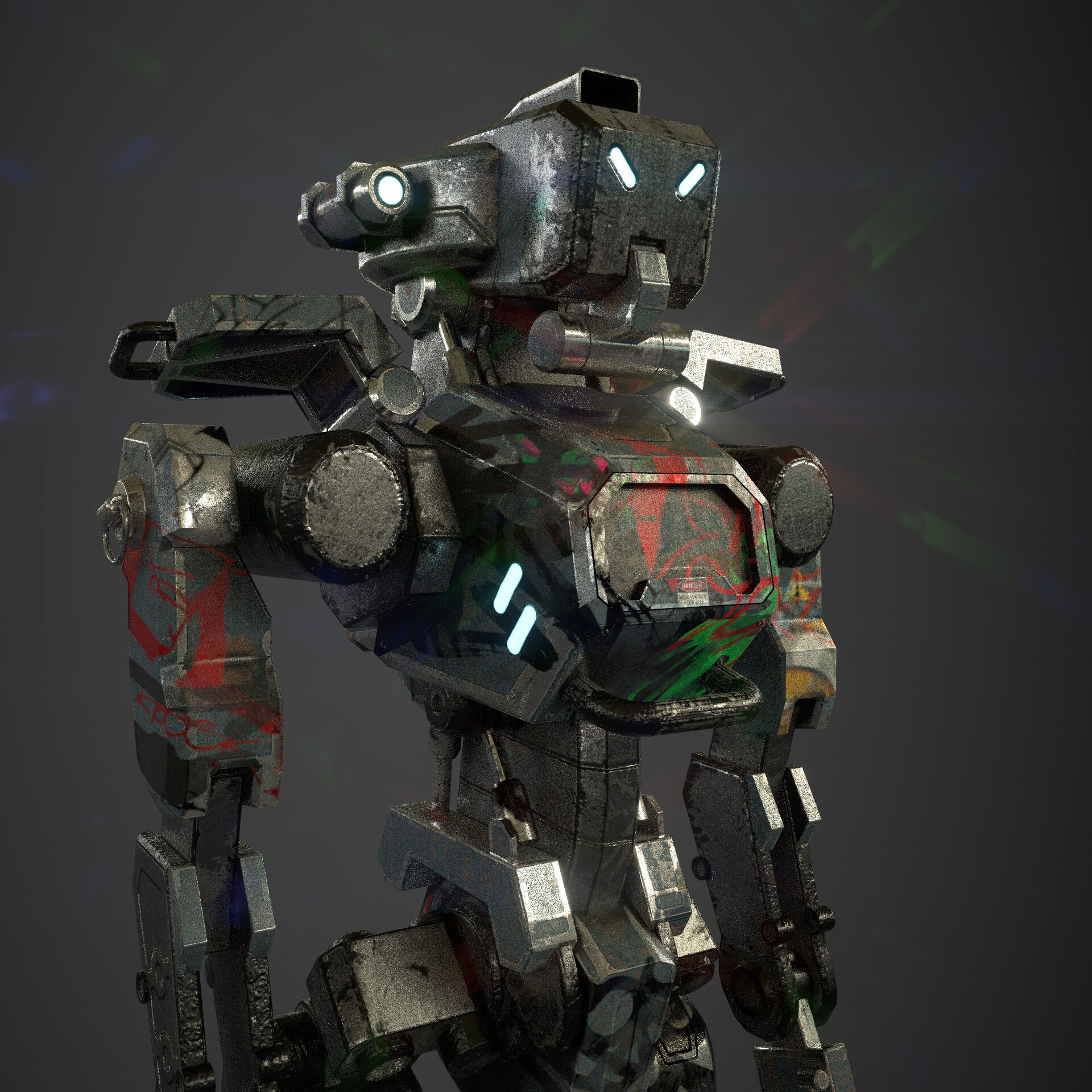 ArtStation - Terrain robot Sci-Fi Hard Surface