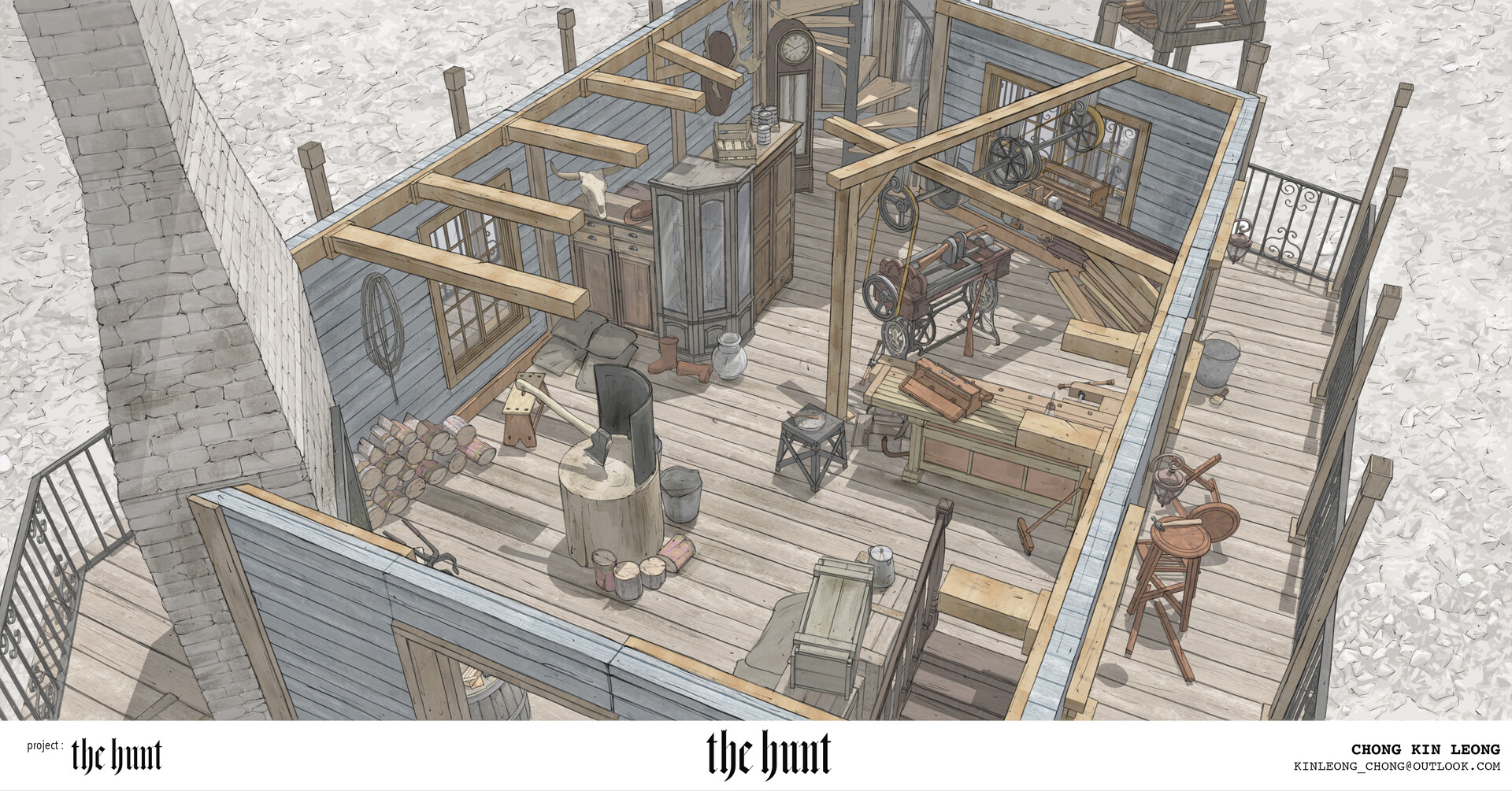 ArtStation - The Hunt - Gunsmith's Workshop