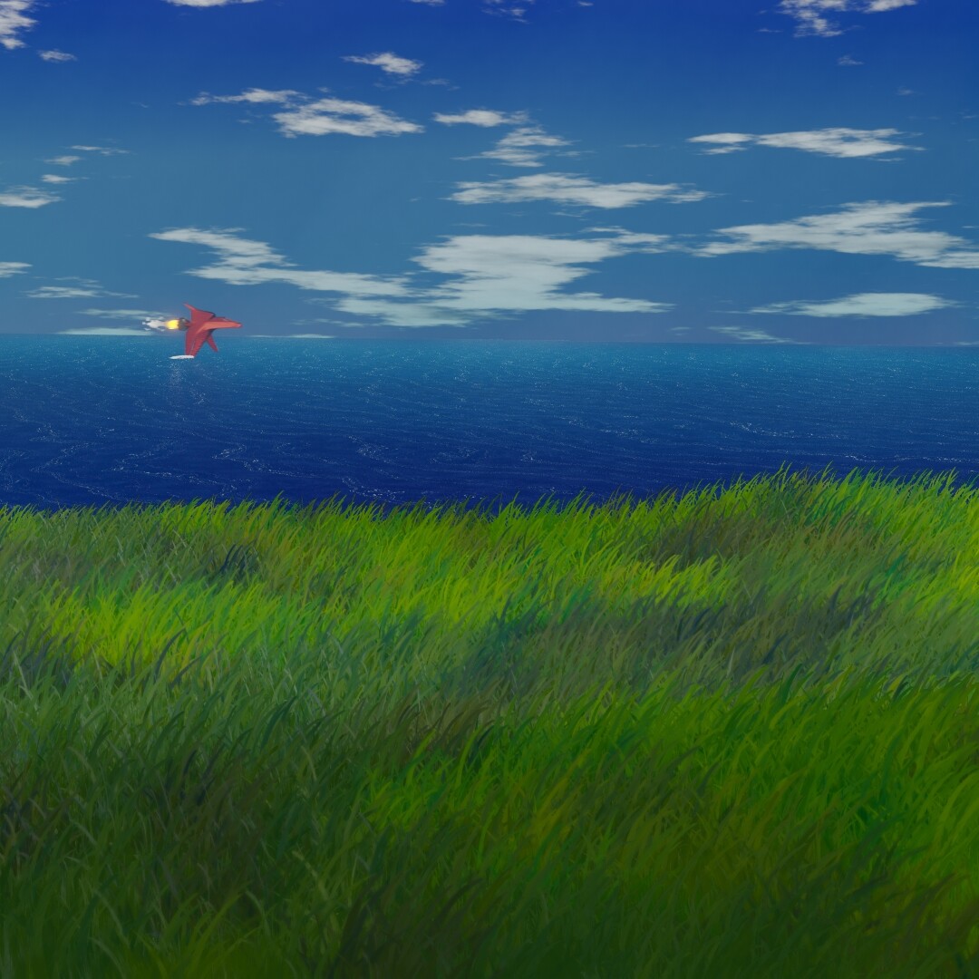 ArtStation - Stylized animation landscape