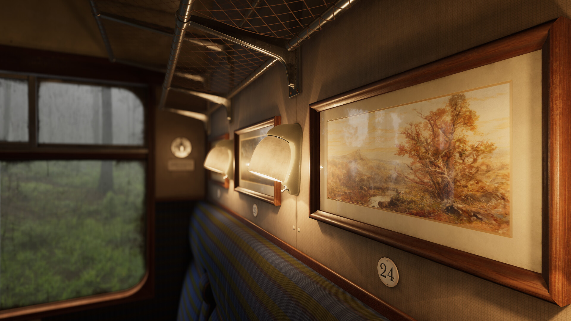 ArtStation - Train Compartment