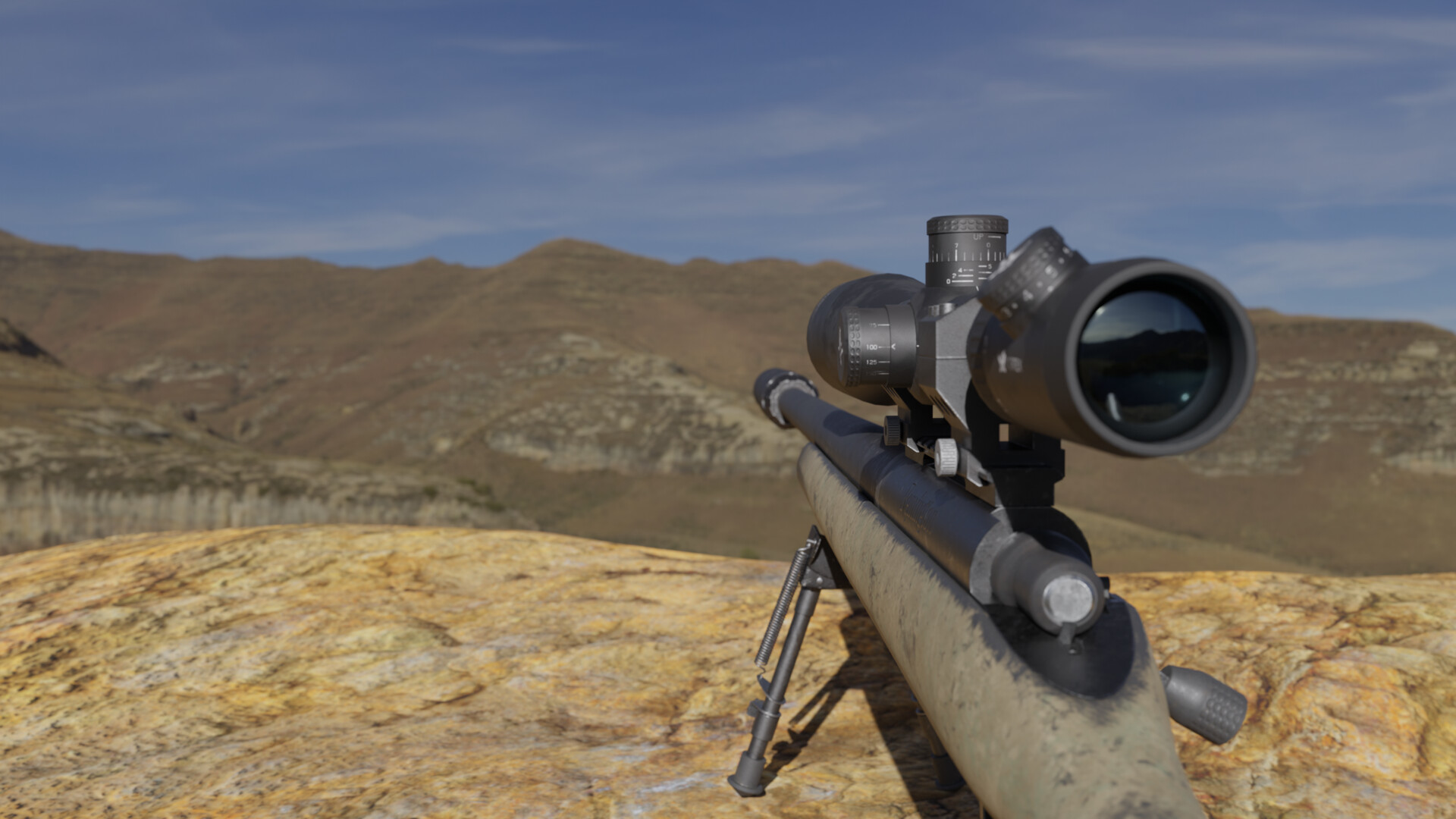 ArtStation - R700/M24 Sniper Rifle (PBR/Game Ready)