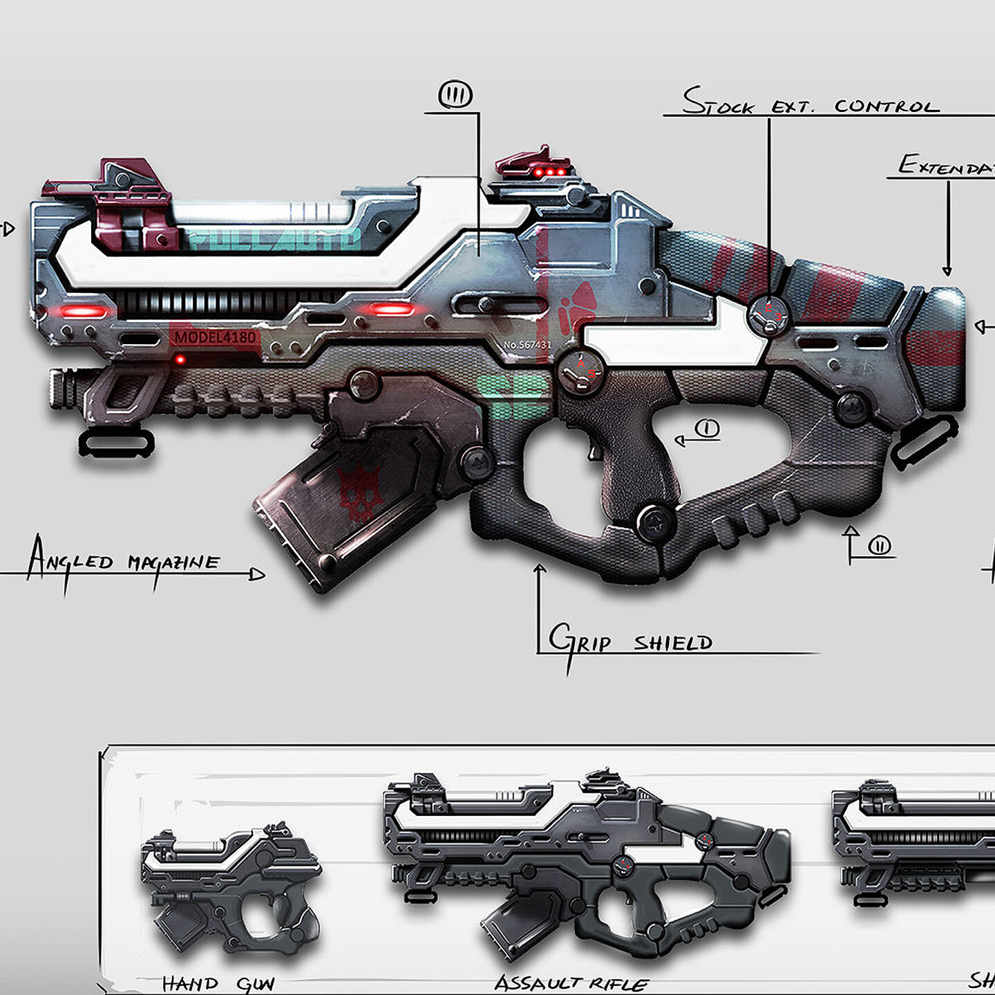 Josip Mihic - SF Mercenary Weapon Set (2016)