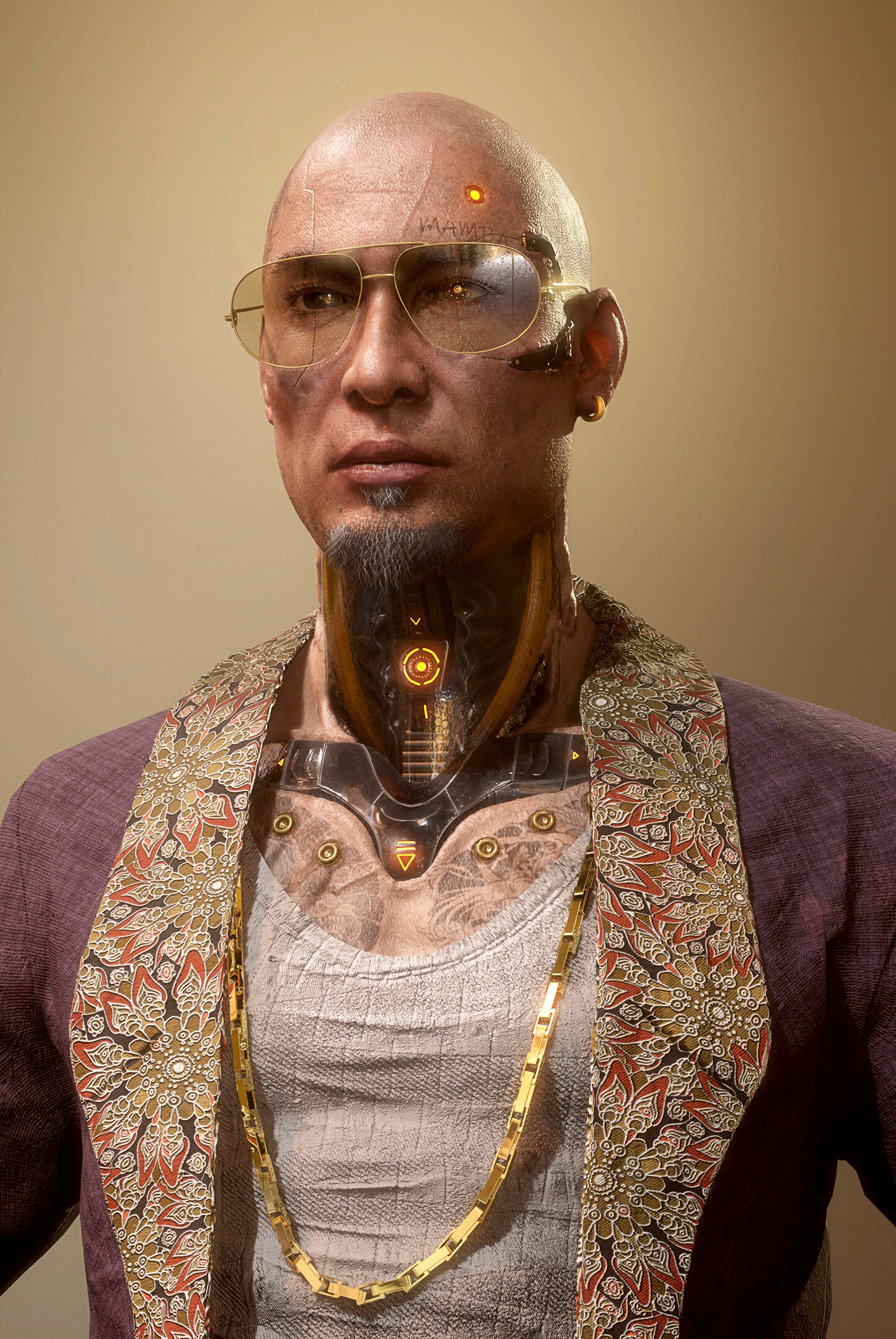 ArtStation - Cyberpunk Mobster - real time character