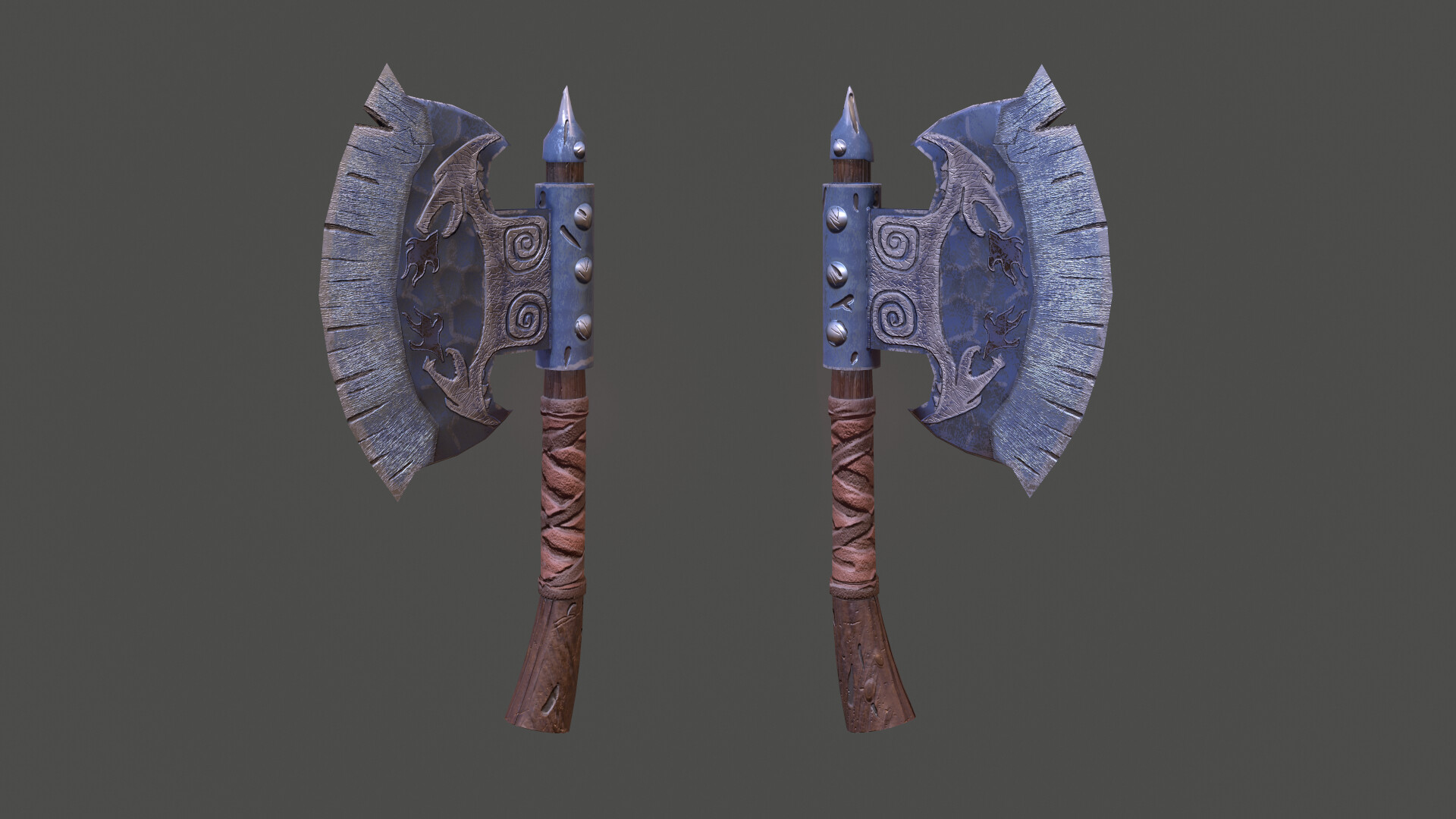 ArtStation - Props - Dwarf Ax Weapon