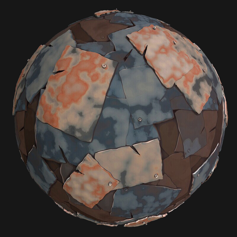 ArtStation - Cartoon Metal Plates