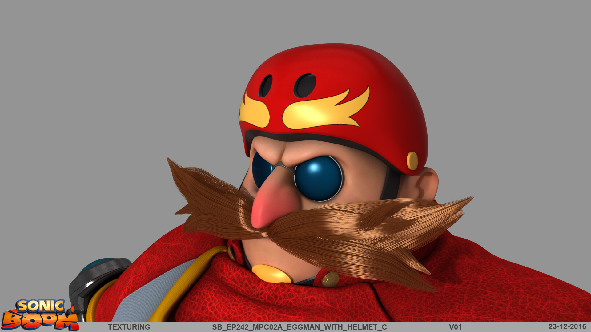 ArtStation - Dr. Eggman with Bicycle Helmet