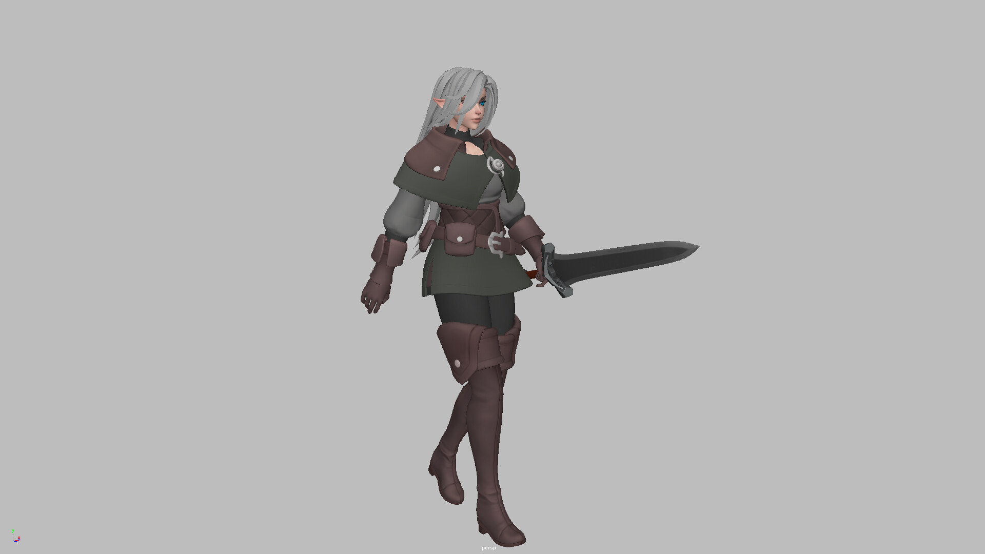 ArtStation - Walk Cycle Animation Practice (AZRI Rig)