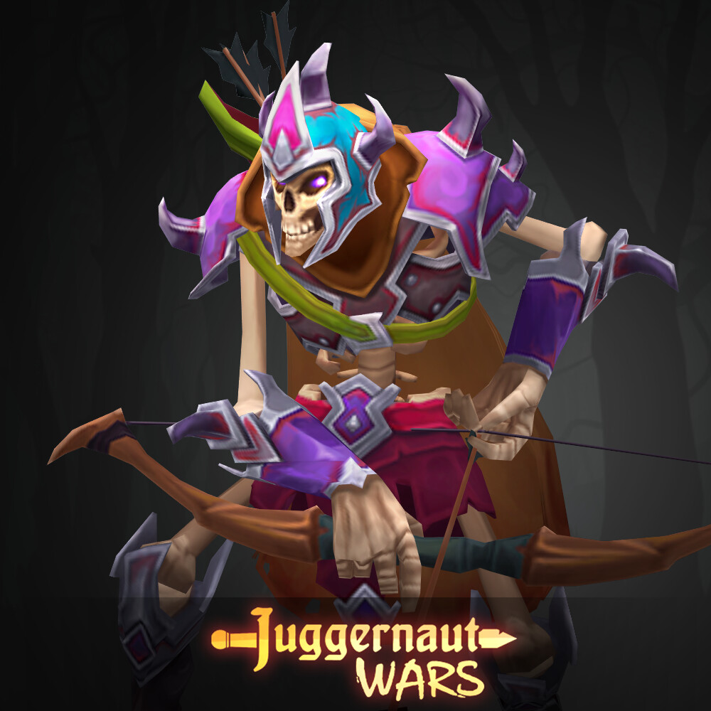 ArtStation - Skeleton archer. Rig and animations. Juggernaut wars