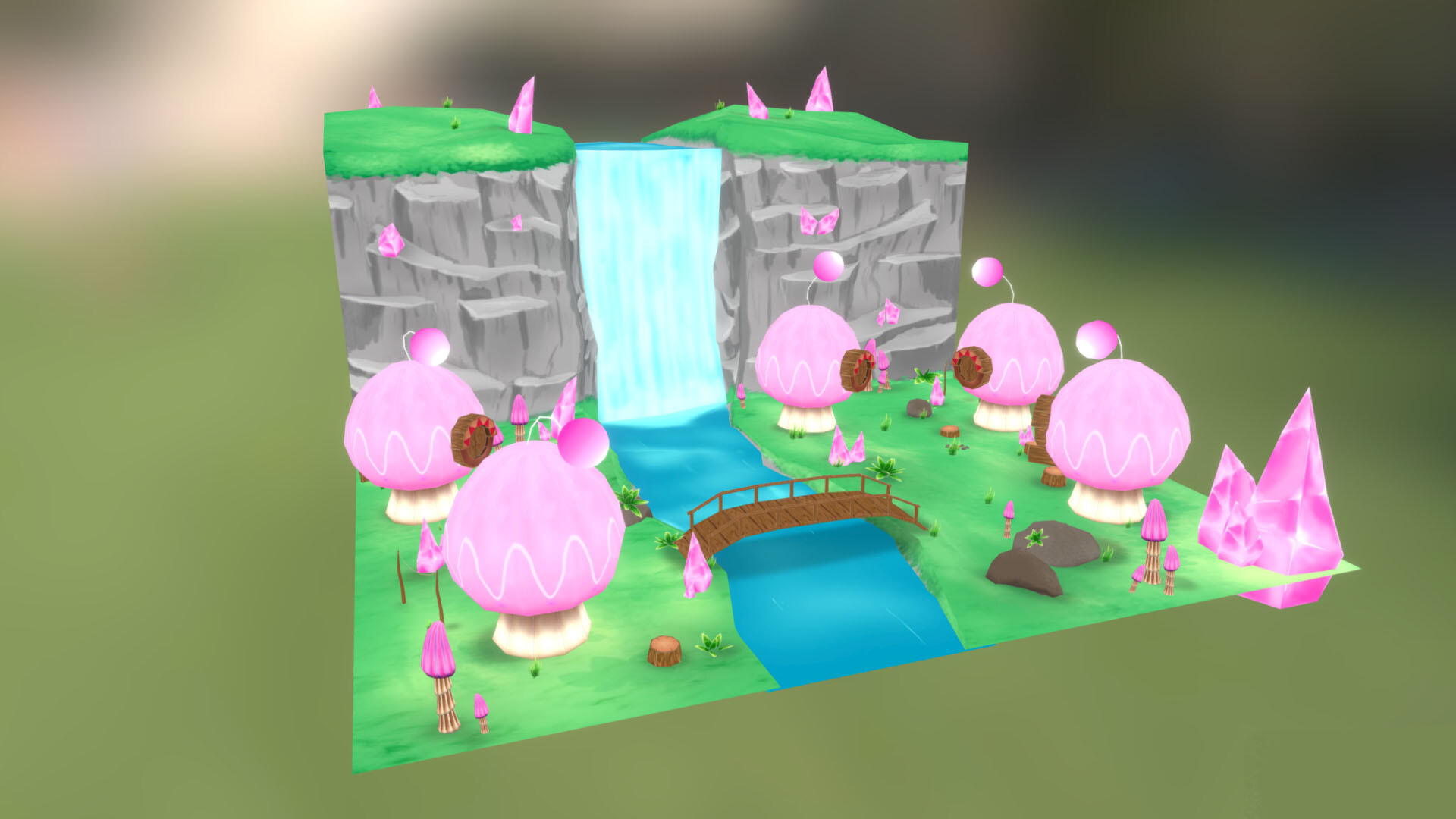 ArtStation - Moogle Mushroom House