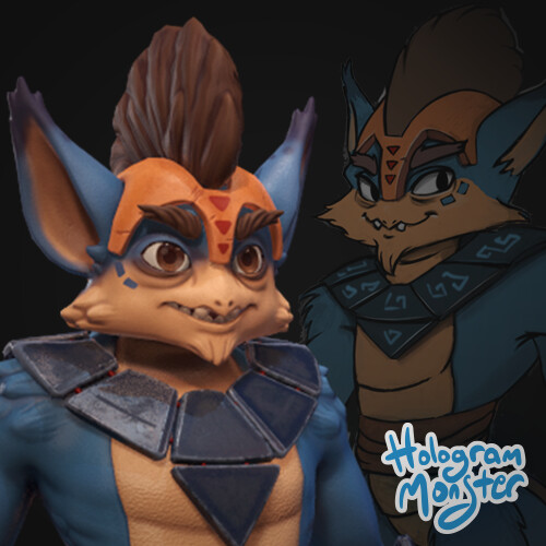 ArtStation - Guard NPC - Longtail game