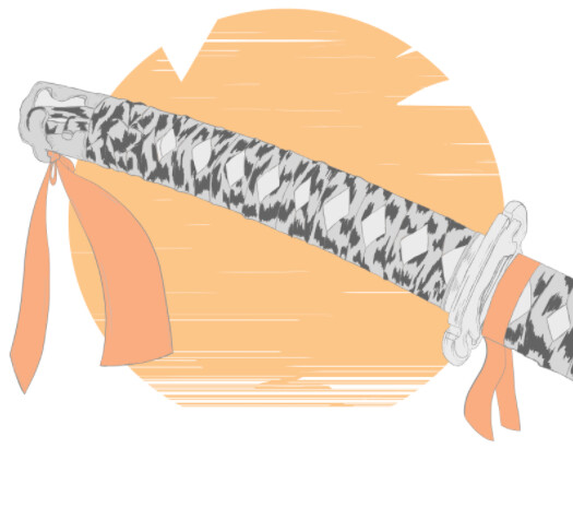 ArtStation - A Samurai Sword - 2D ART