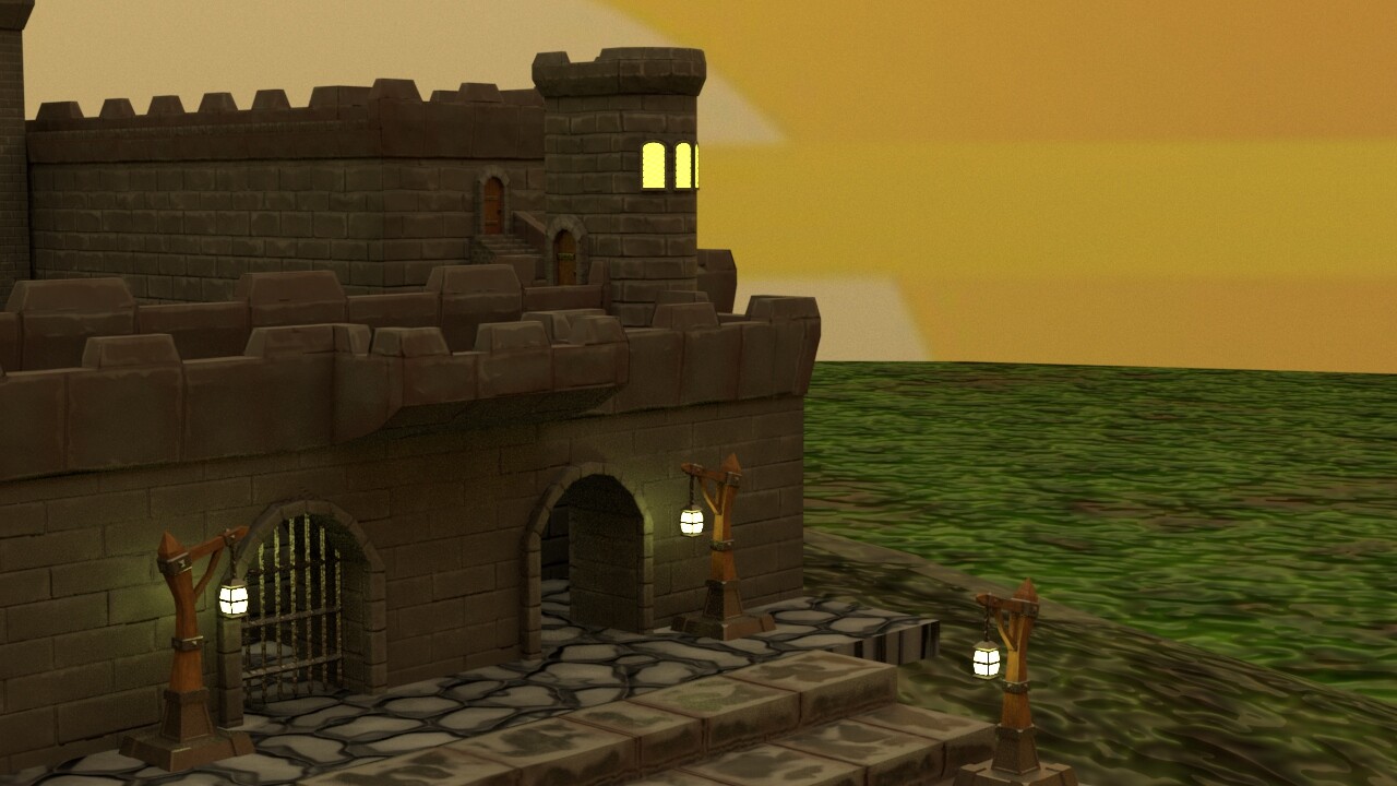 ArtStation - 3D Stylized Fort