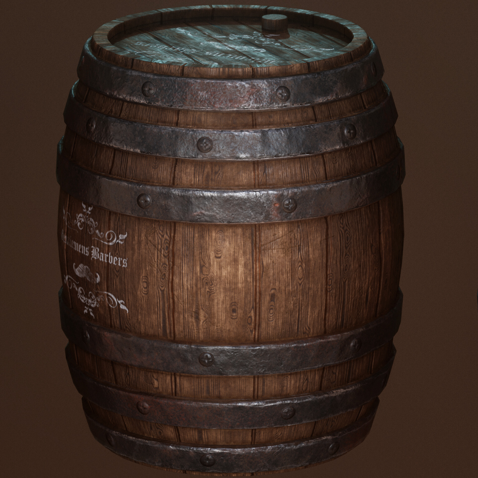 ArtStation - Rustic Barrel
