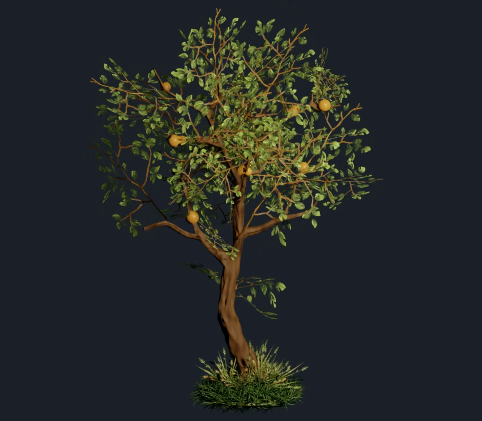 ArtStation - Low poly tree 3D (360*)