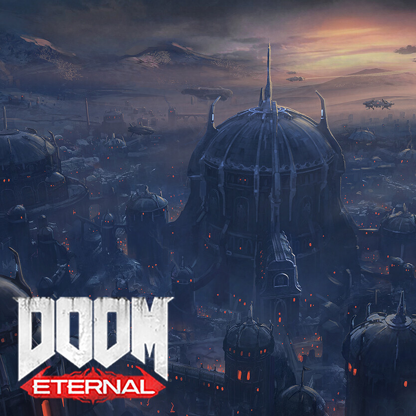 ArtStation - DOOM Eternal | Doom Hunter Codex Entry
