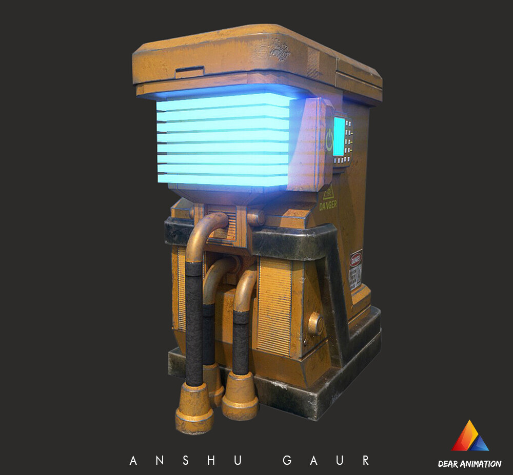 ArtStation - Sci Fi Machine, Anshu Gaur 🇮🇳