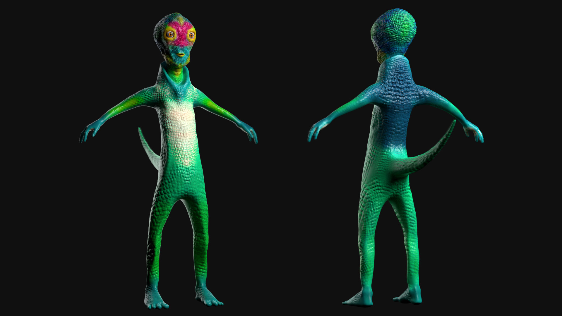 ArtStation - "Sugar - A Bittersweet Journey" Mr.Green - alien character ...