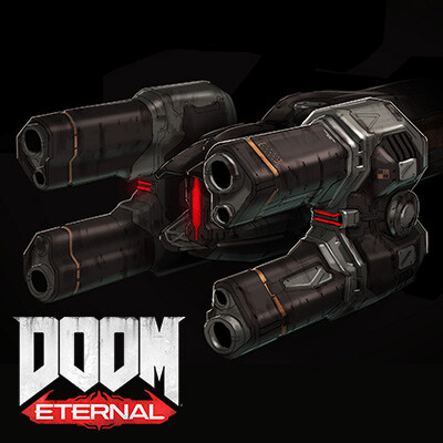 ArtStation - DOOM Eternal - Arc Facility Wall Turret