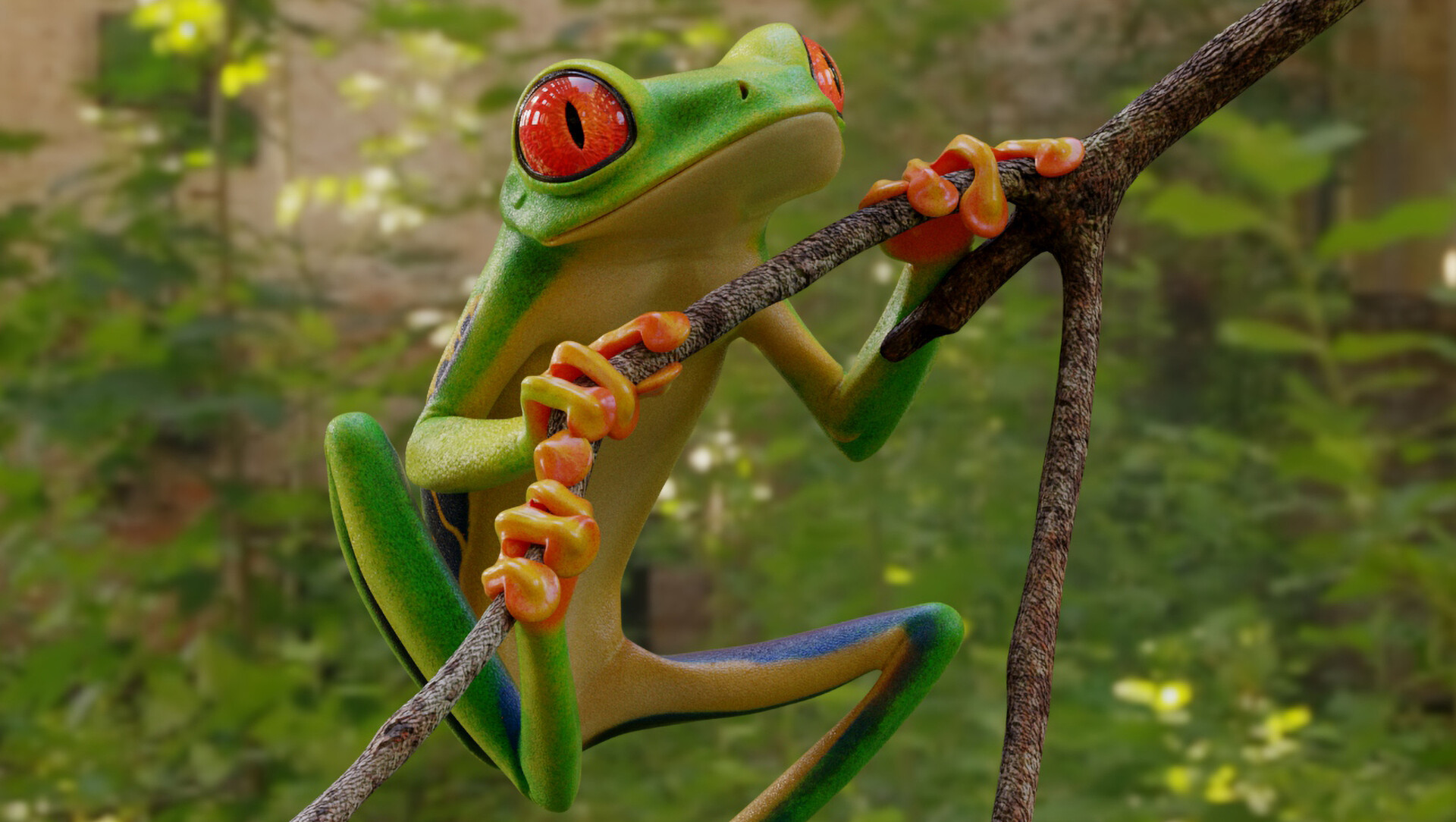 ArtStation - Jungle Tree Frog