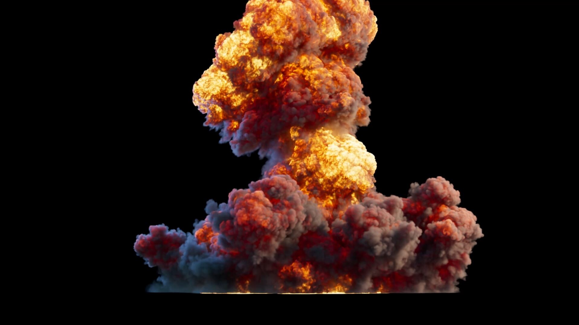 ArtStation - Blender rendering Houdini Pyro vdb