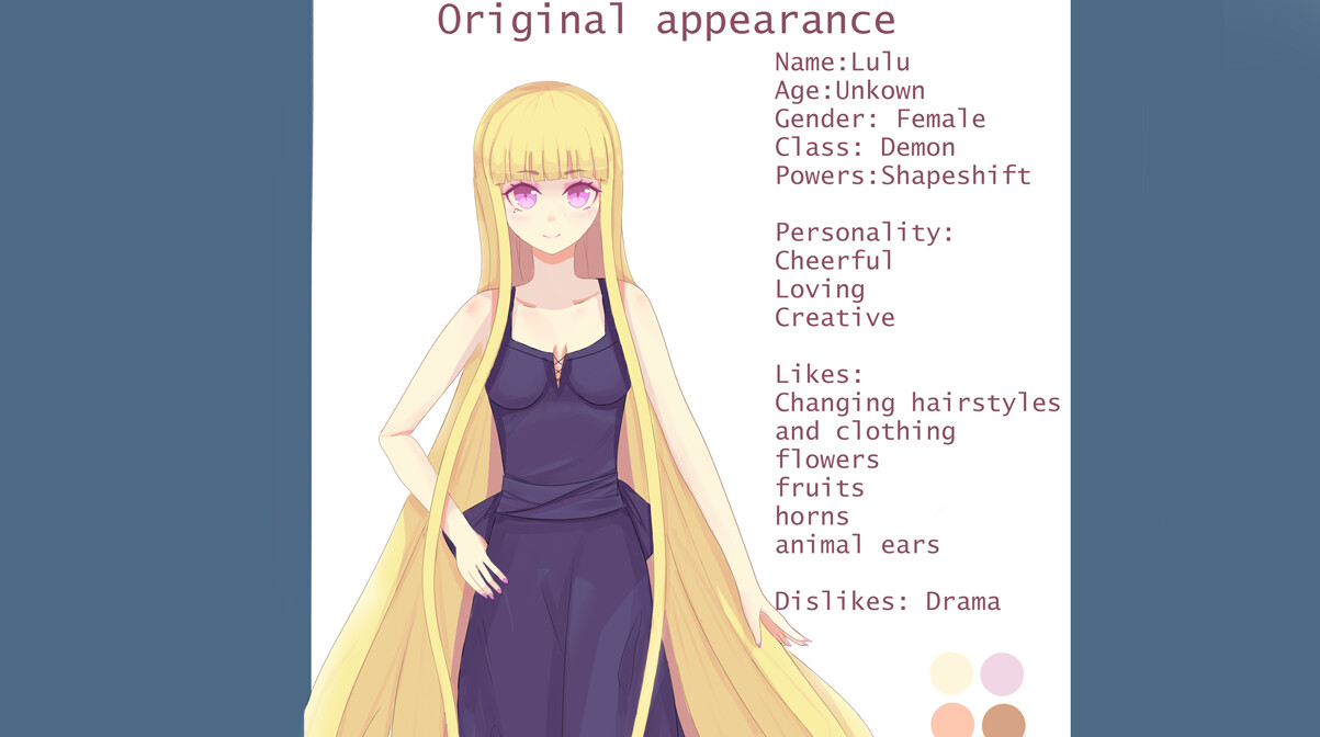 ArtStation - My OC Lulu Reference