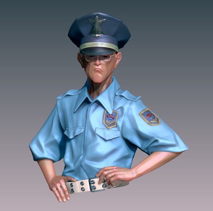 ArtStation - Policeman