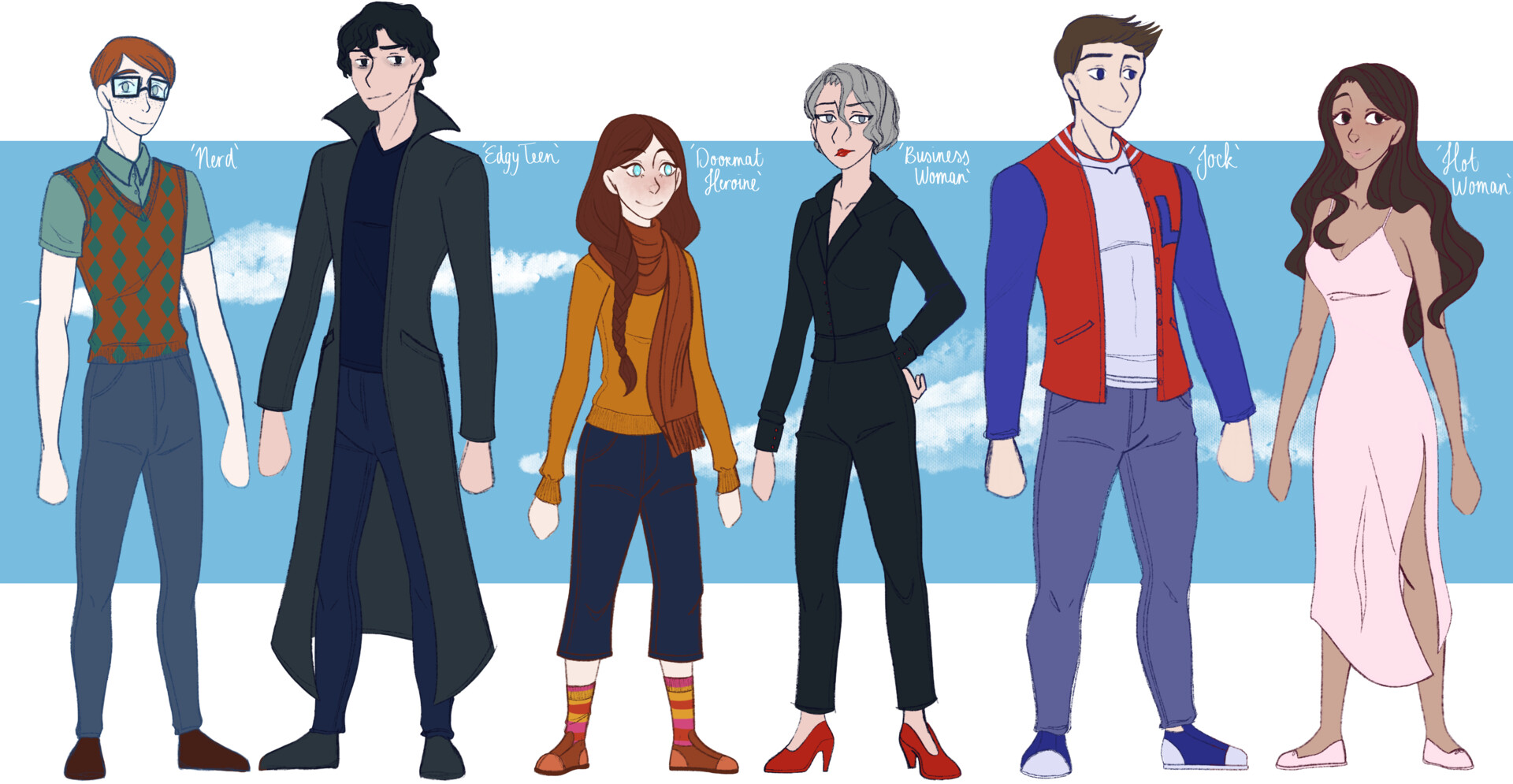 ArtStation - Charachter design with Stereotypes. pt-1