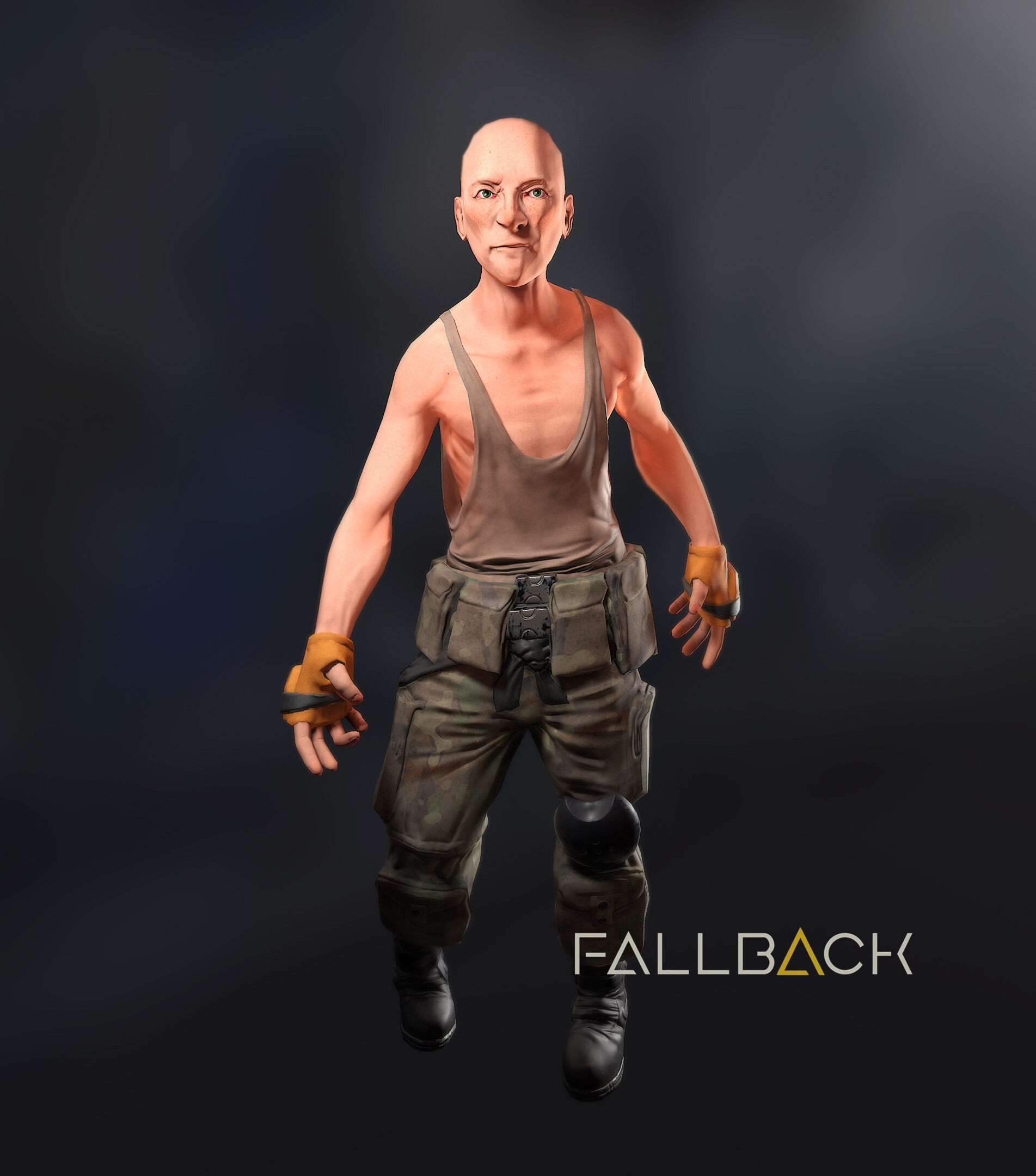 ArtStation - Main character "Fallback"